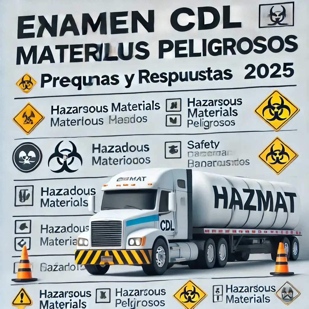 CDL Hazmat Practice Test in Spanish 2026 [UPDATED]