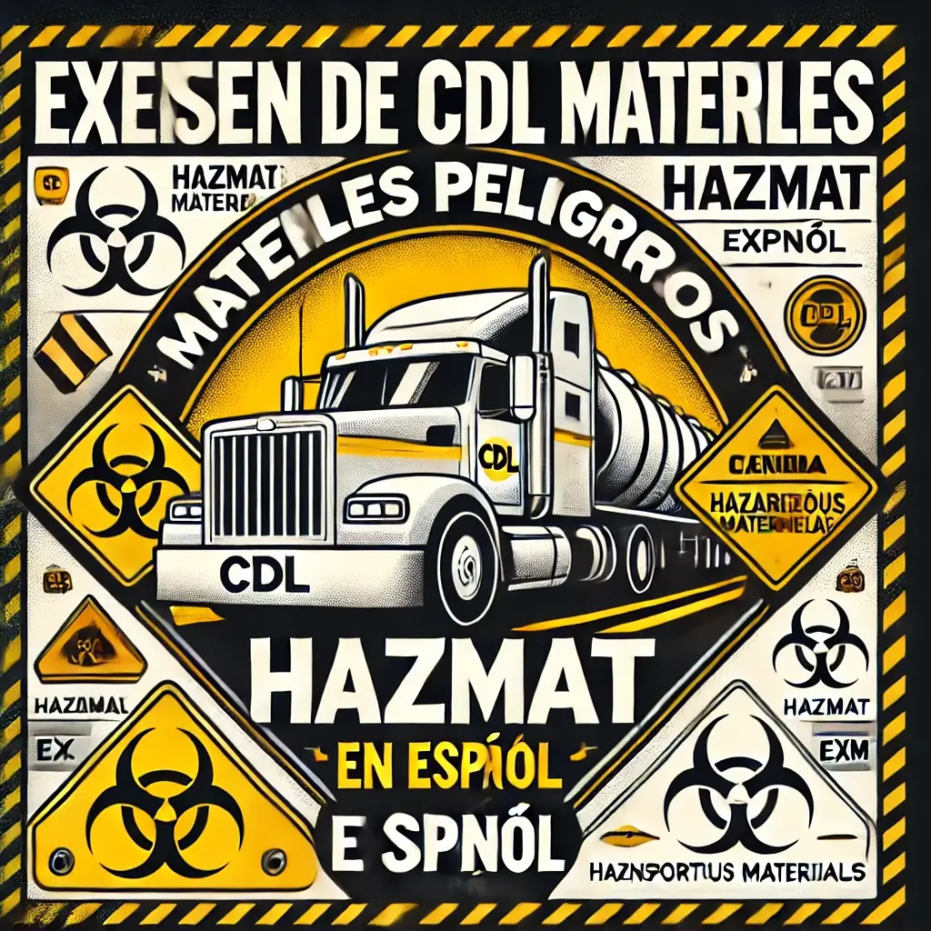 Examen De CDL Materiales Peligrosos (Hazma) 2026 en Español