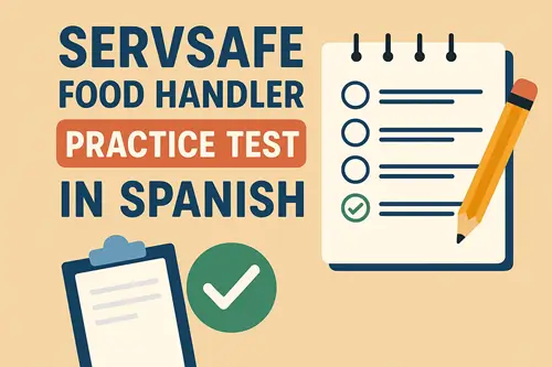 Examen de Servsafe en Español Test Answers 2026