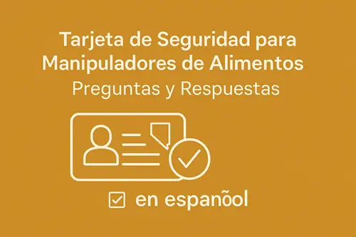 [Spanish] Nevada Food Handlers Card Test Questions and Answers